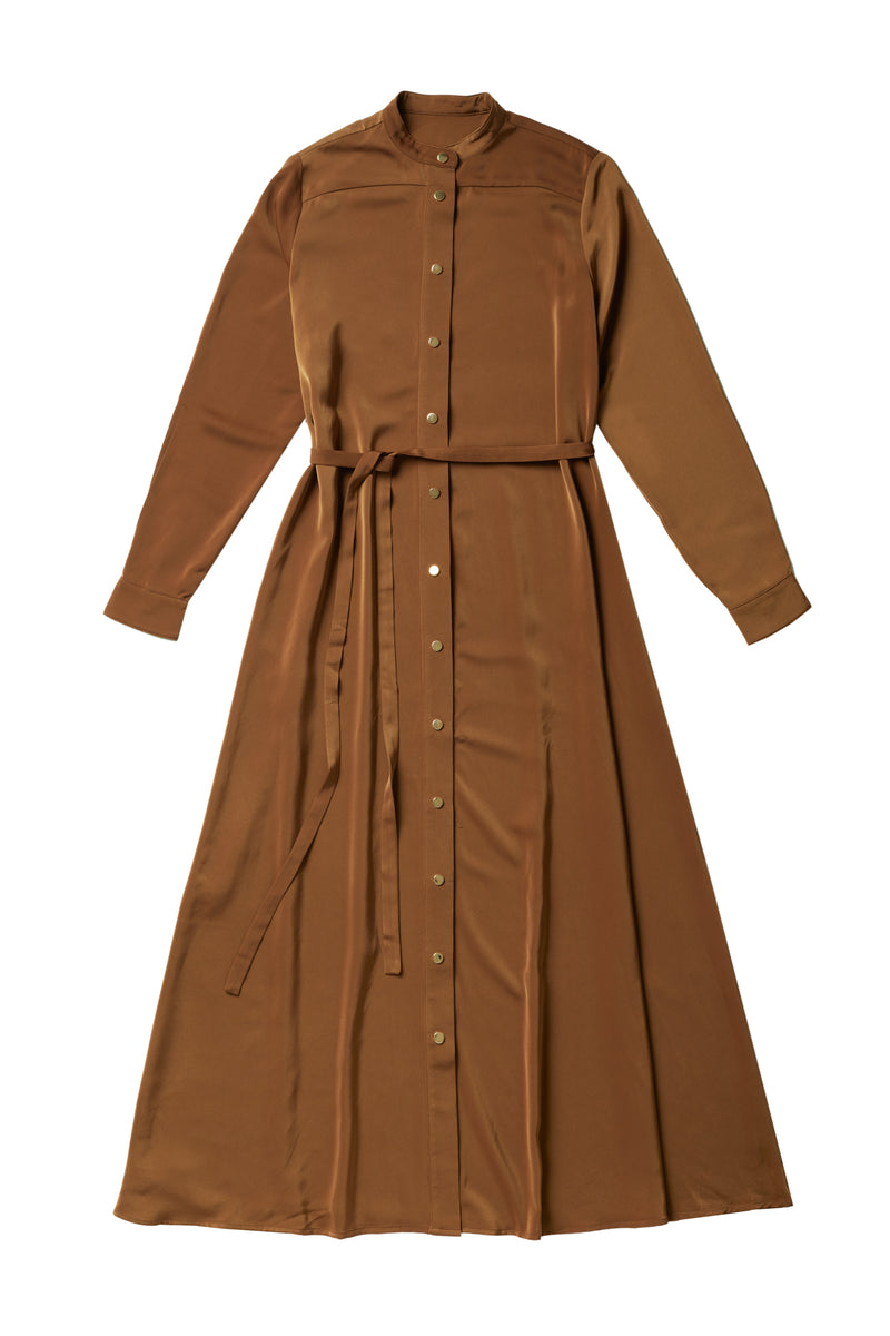 Snap Dress in Brown #3114UH – UNAYA